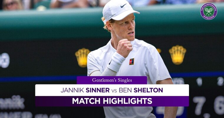 Sinner flies through | Jannik Sinner vs Ben Shelton | Highlights | Wimbledon 2025 | テニスはフラミンゴにまかせろ！