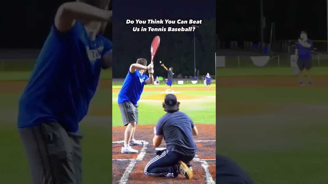 Tennis baseball looks fun (via CS99TV/TT) | テニスはフラミンゴにまかせろ！
