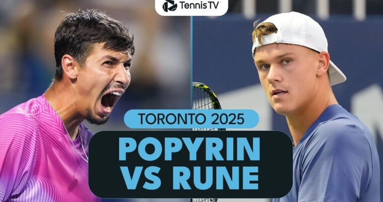 Alexei Popyrin Locks Horns with Holger Rune | Toronto 2025 Highlights ...