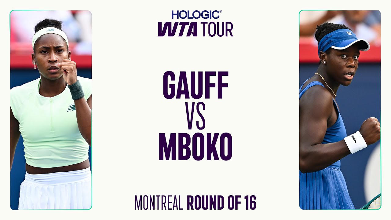 Coco Gauff vs. Victoria Mboko | 2025 Montreal Round of 16 | WTA Match ...