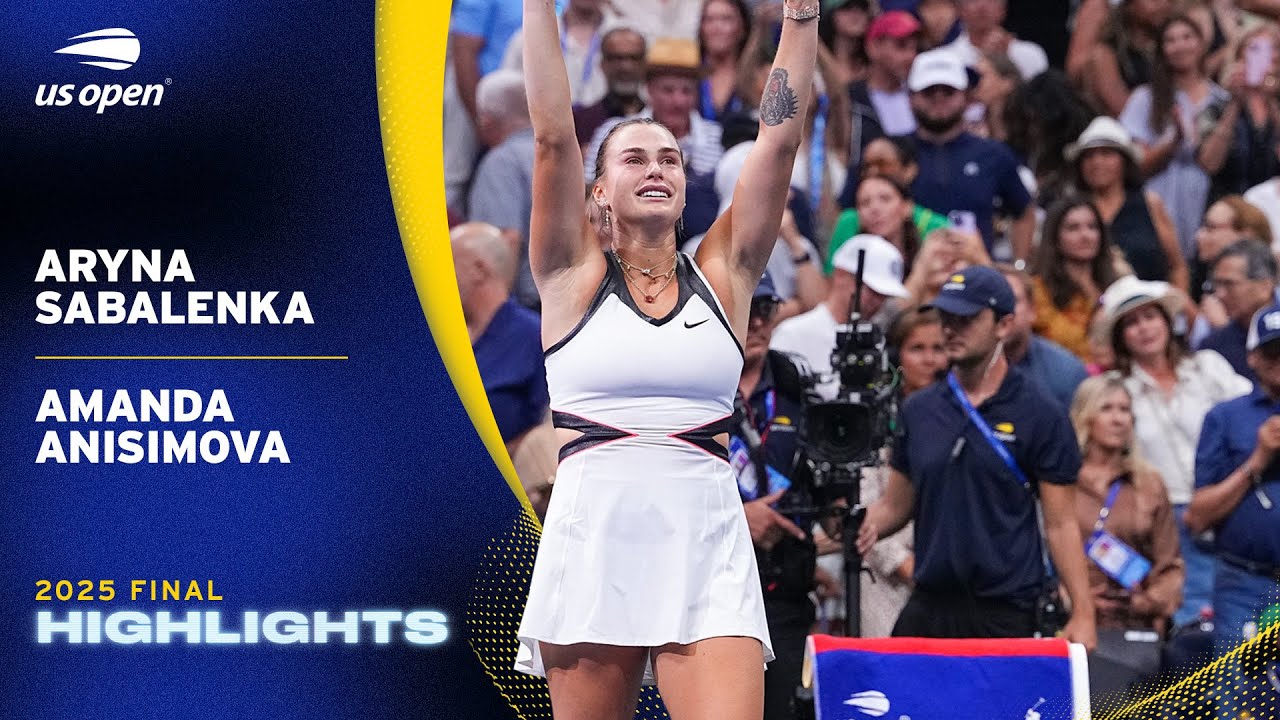 Aryna Sabalenka vs. Amanda Anisimova Highlights | 2025 US Open Final | テニスはフラミンゴにまかせろ！