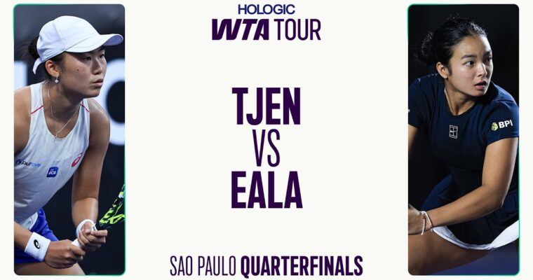 Janice Tjen vs. Alexandra Eala | 2025 Sao Paulo Quarterfinals | WTA ...