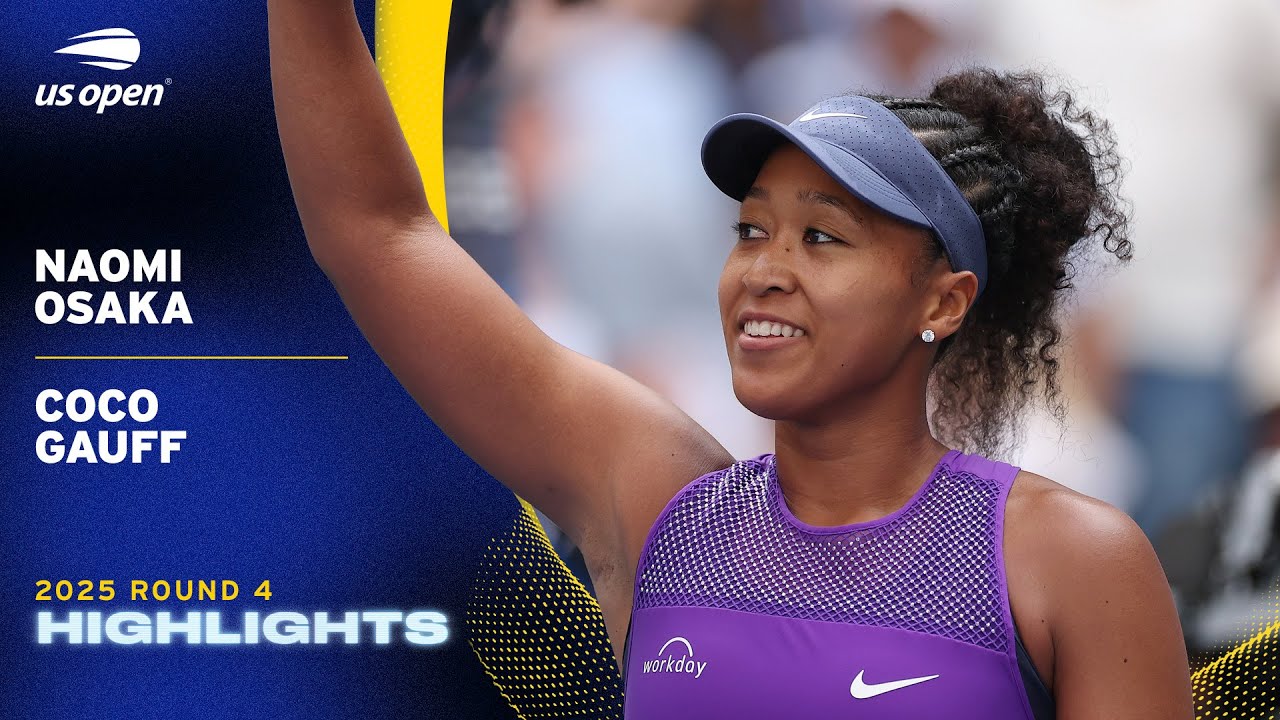 Naomi Osaka vs. Coco Gauff Highlights | 2025 US Open Round 4 | テニスは ...