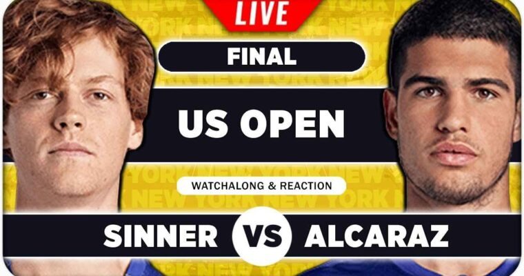 SINNER vs ALCARAZ • US Open 2025 Final • LIVE Tennis Watchalong | テニスは ...