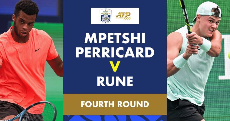 Giovanni Mpetshi Perricard vs Holger Rune Match Highlights | Rolex ...