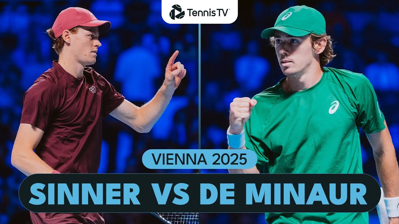 Jannik Sinner vs Alex De Minaur For A Place In The Final | Vienna 2025 ...