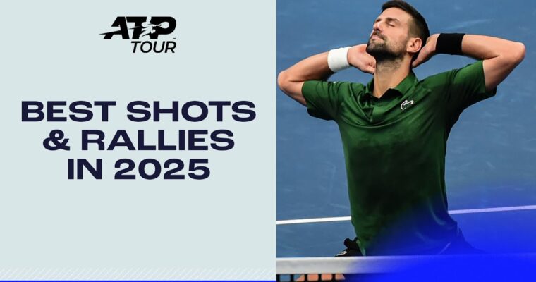 Best Shots & Rallies From The 2025 ATP Tour Season Featuring Alcaraz ...