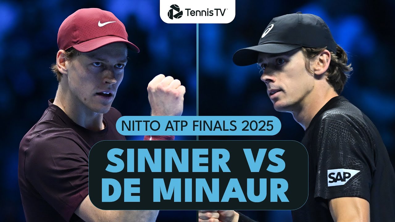 Jannik Sinner vs Alex De Minaur Semi-Final Highlights | Nitto ATP ...