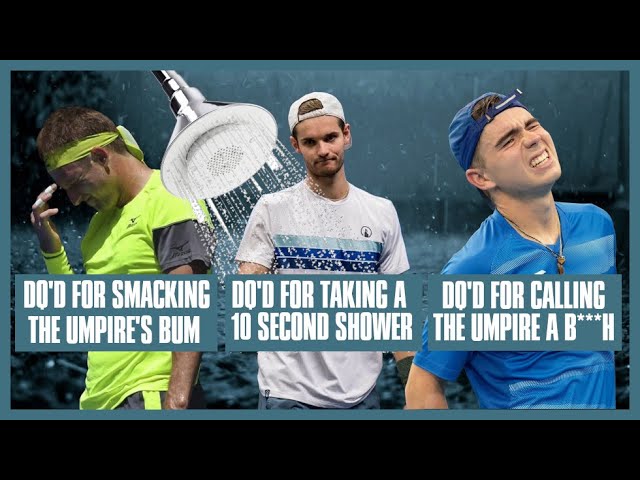 Most Shocking Disqualifications in Tennis | テニスはフラミンゴにまかせろ！